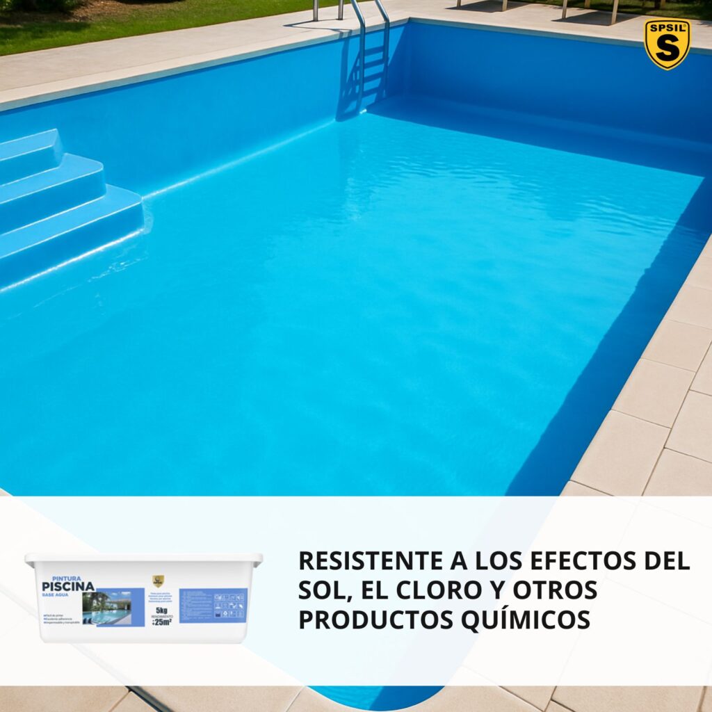 Pintura para Piscina Azul Spsil | Impermeable y Durable