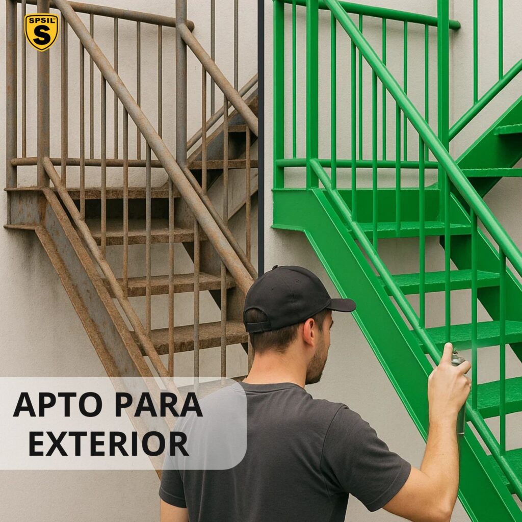 Pintura Spray Base Agua Metalizado SPSIL - Acabado Brillante y Rápido