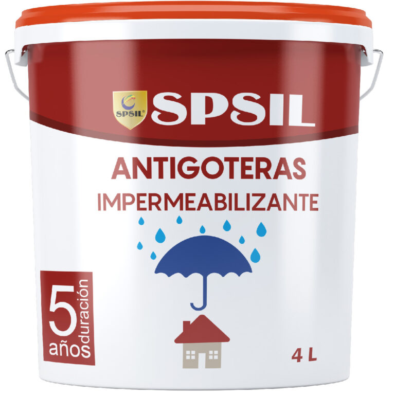 Pintura Impermeabilizante Antigoteras Spsil - Máxima Protección Contra la Humedad