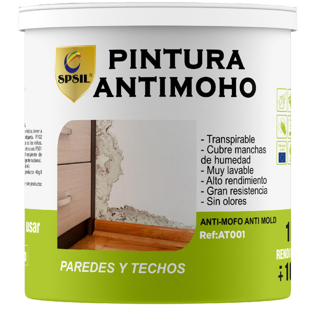 Pintura Antimoho Spsil | Blancura y Protección Duradera