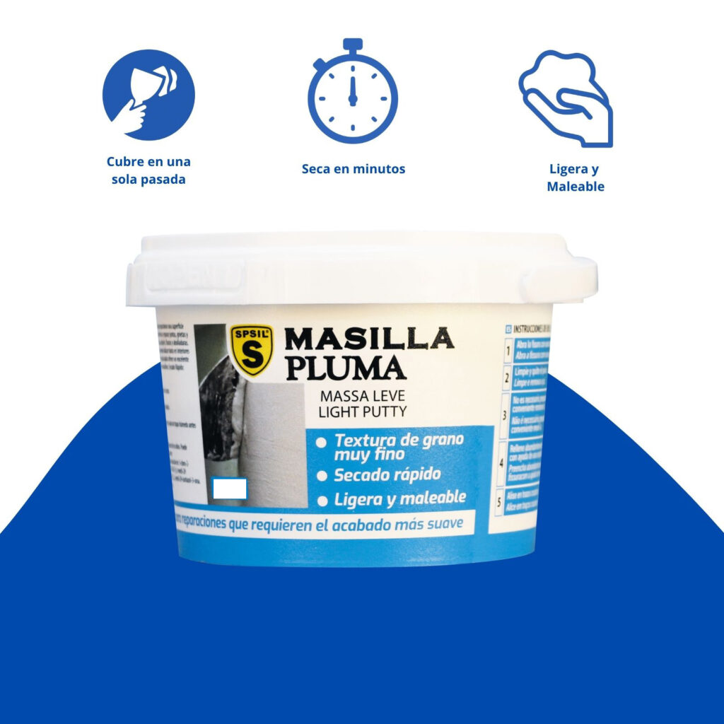 Masilla Pluma SPSIL - Reparación con acabado profesional